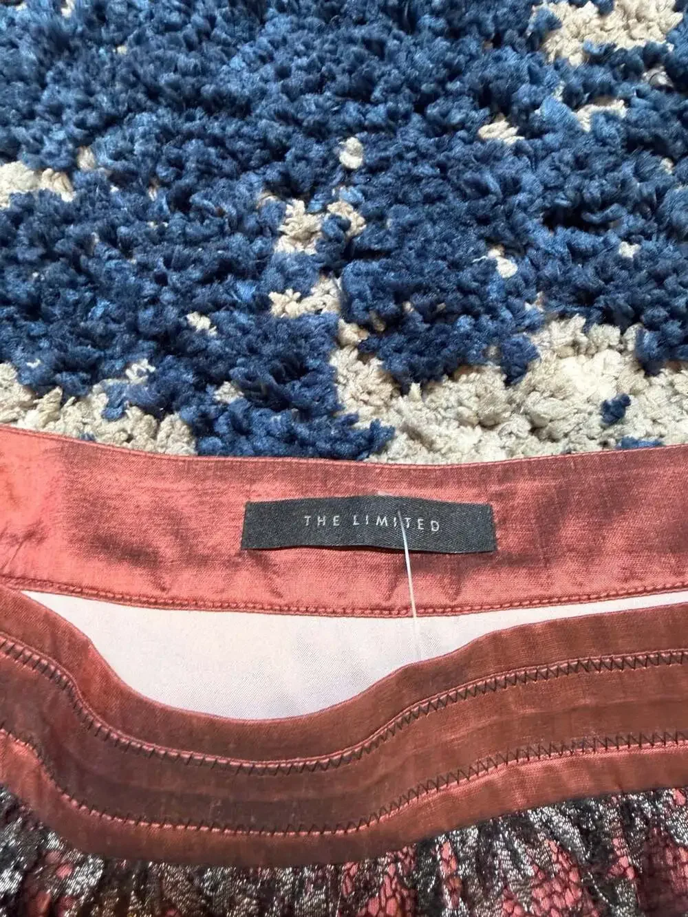 The Limited | Skirts | The Limited Pleated Tiered Skirt With Lace And ...